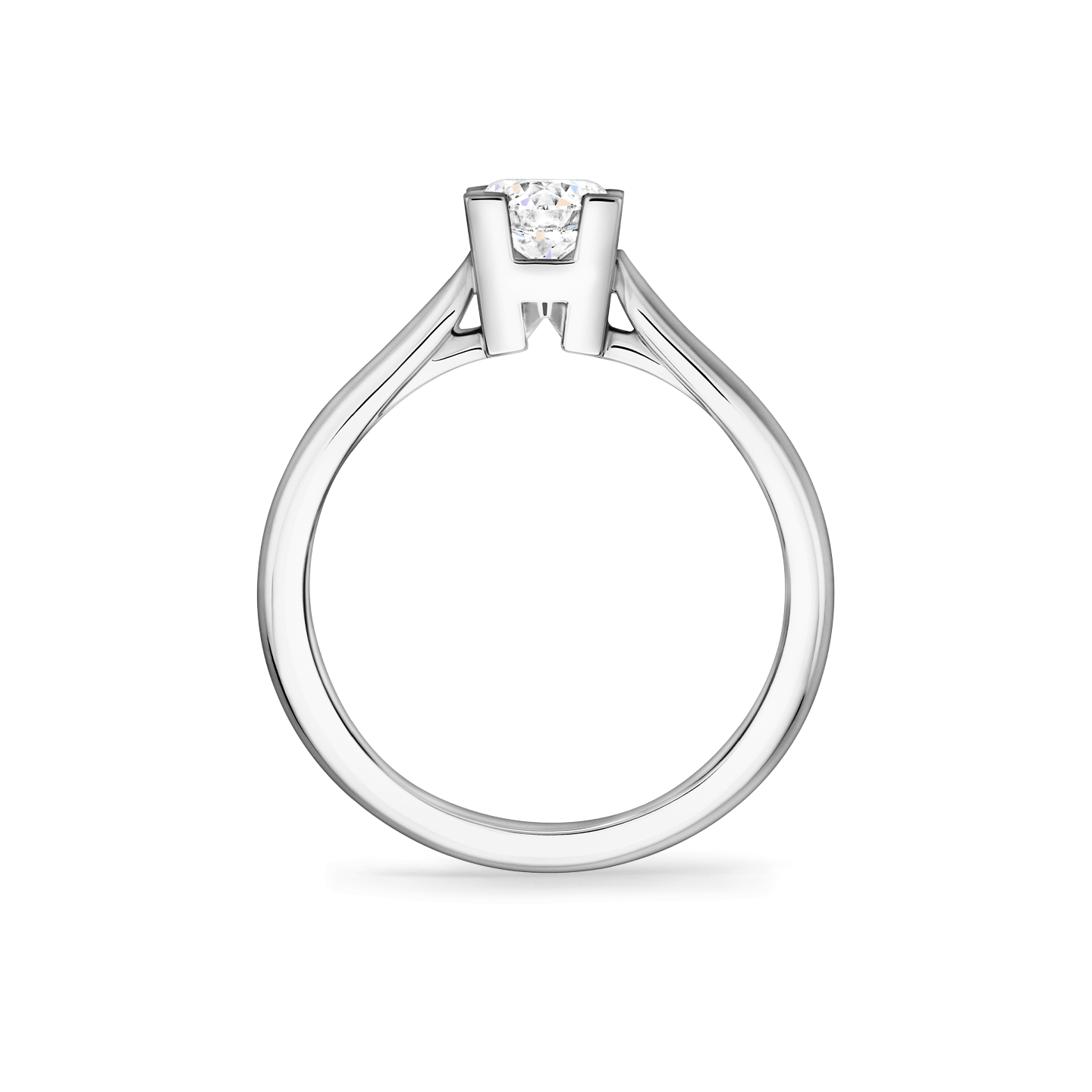 HW Logo Diamond Engagement Ring | Harry Winston