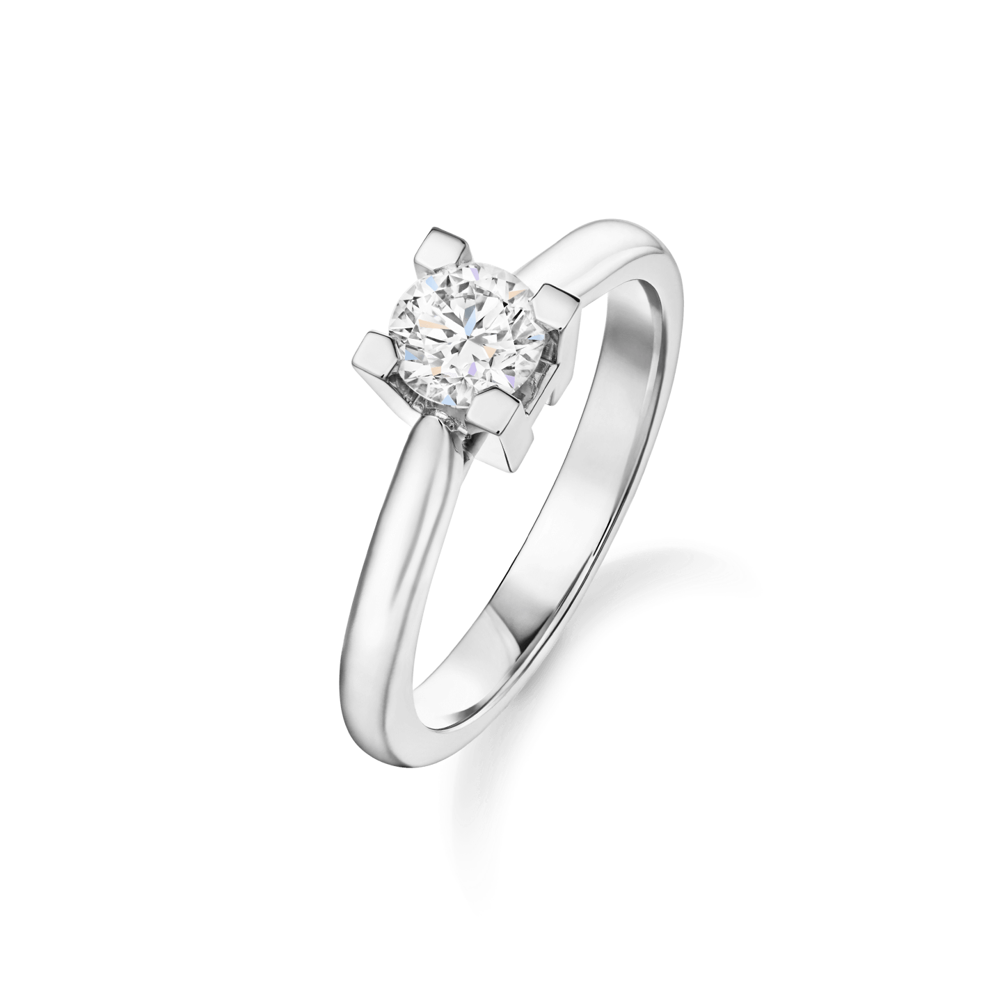 HW Logo Diamond Engagement Ring | Harry Winston