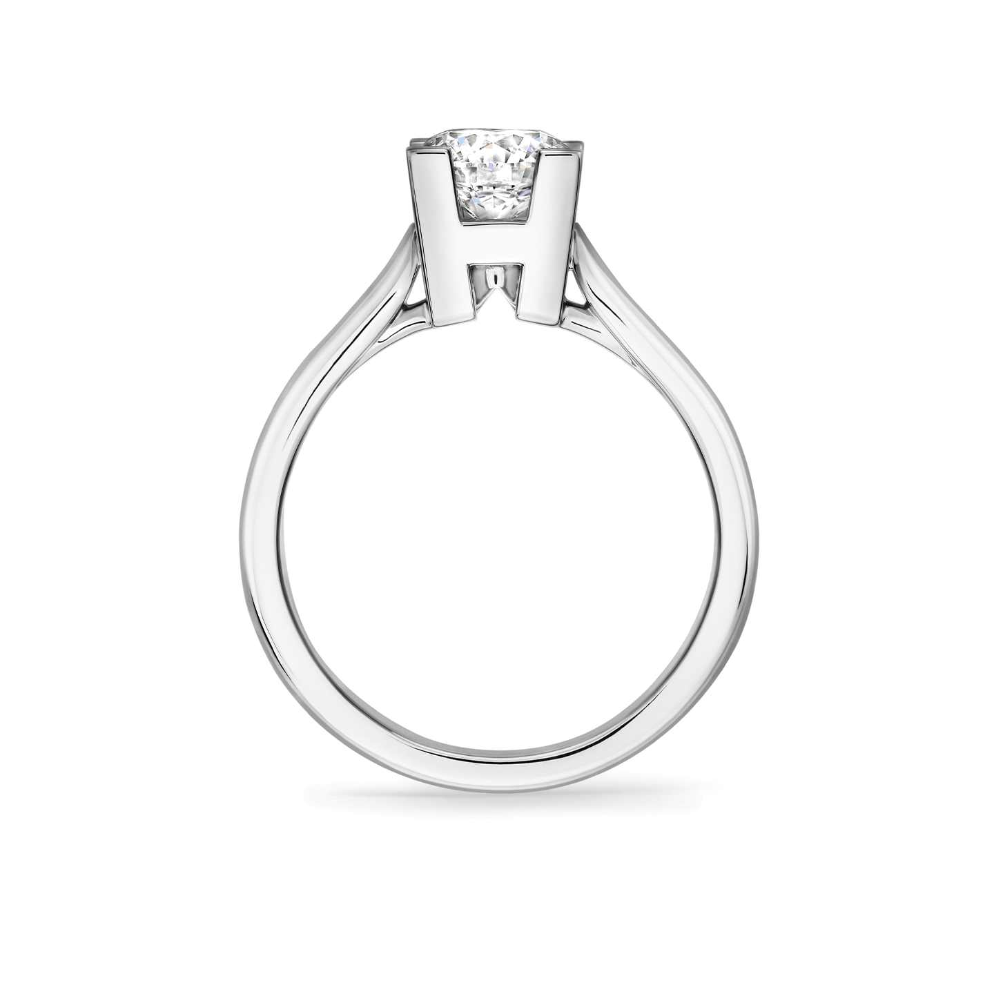 HW Logo Diamond Engagement Ring | Harry Winston
