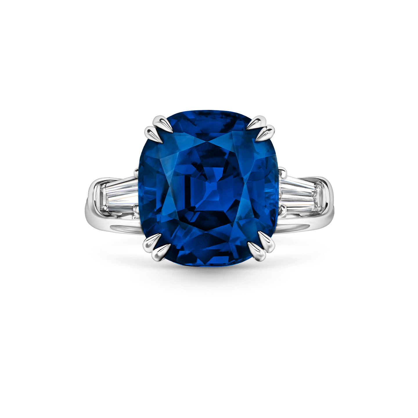 Classic Winston Cushion-Cut Sapphire Ring by Harry Winston | Harry Winston