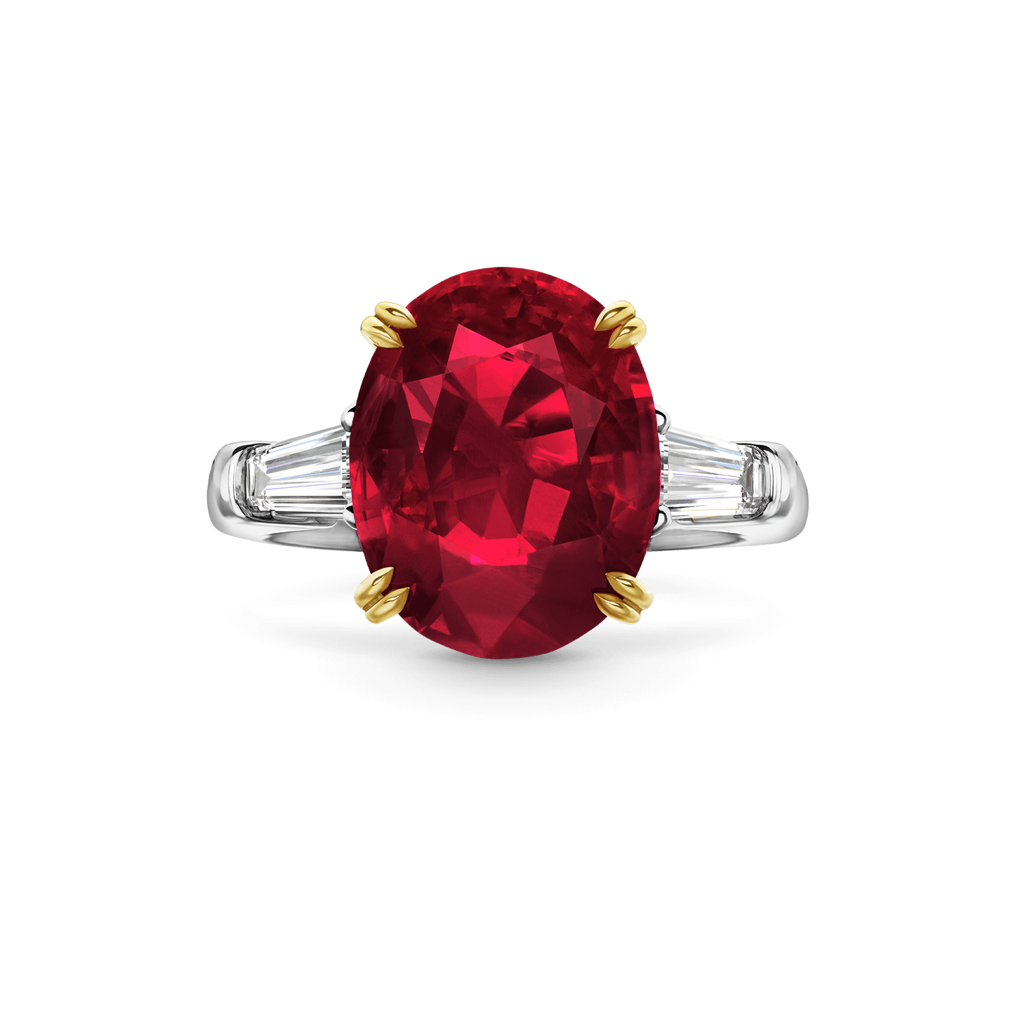 Classic Winston Oval Ruby Ring | Harry Winston