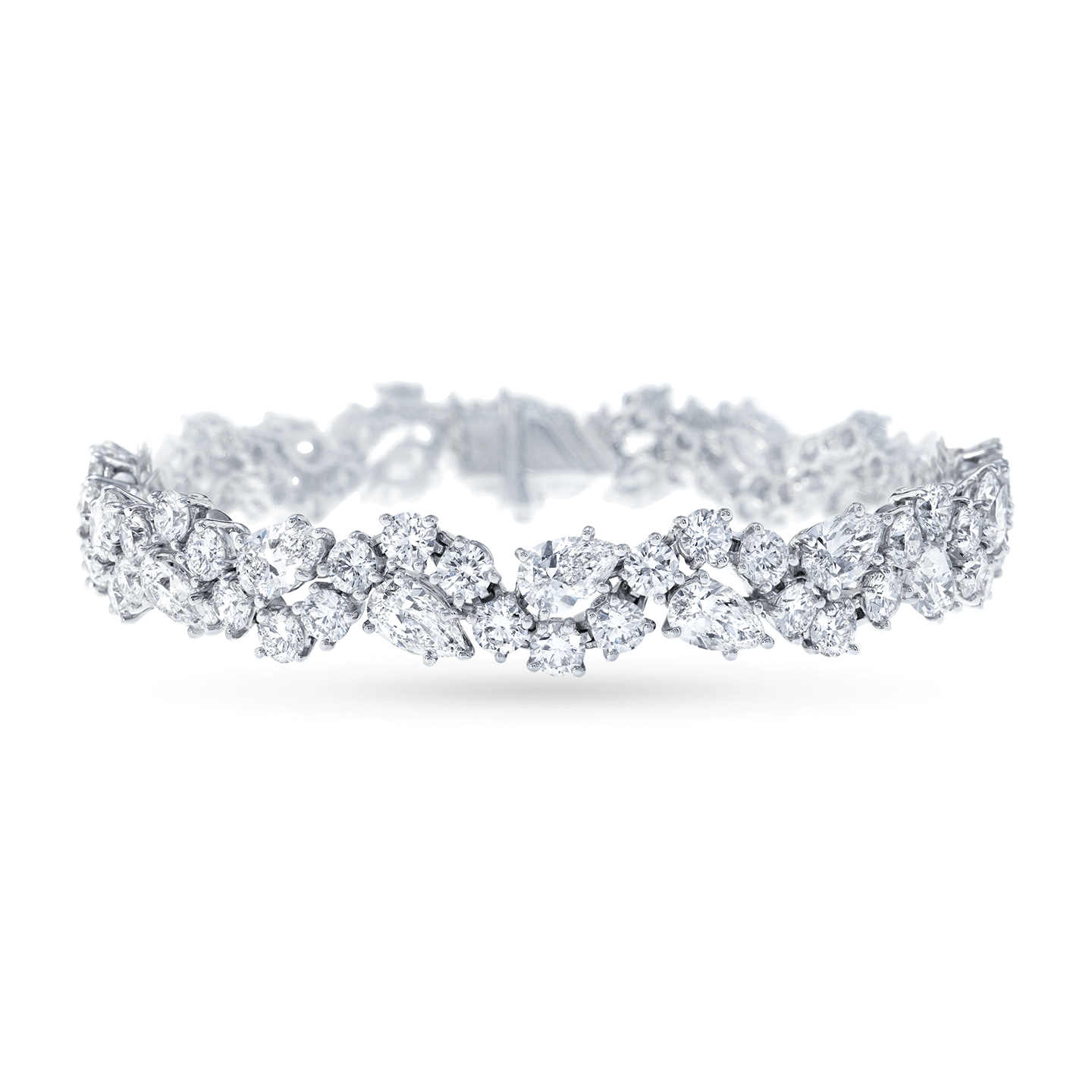 Bracelet Winston Cluster en diamant, Small | Harry Winston