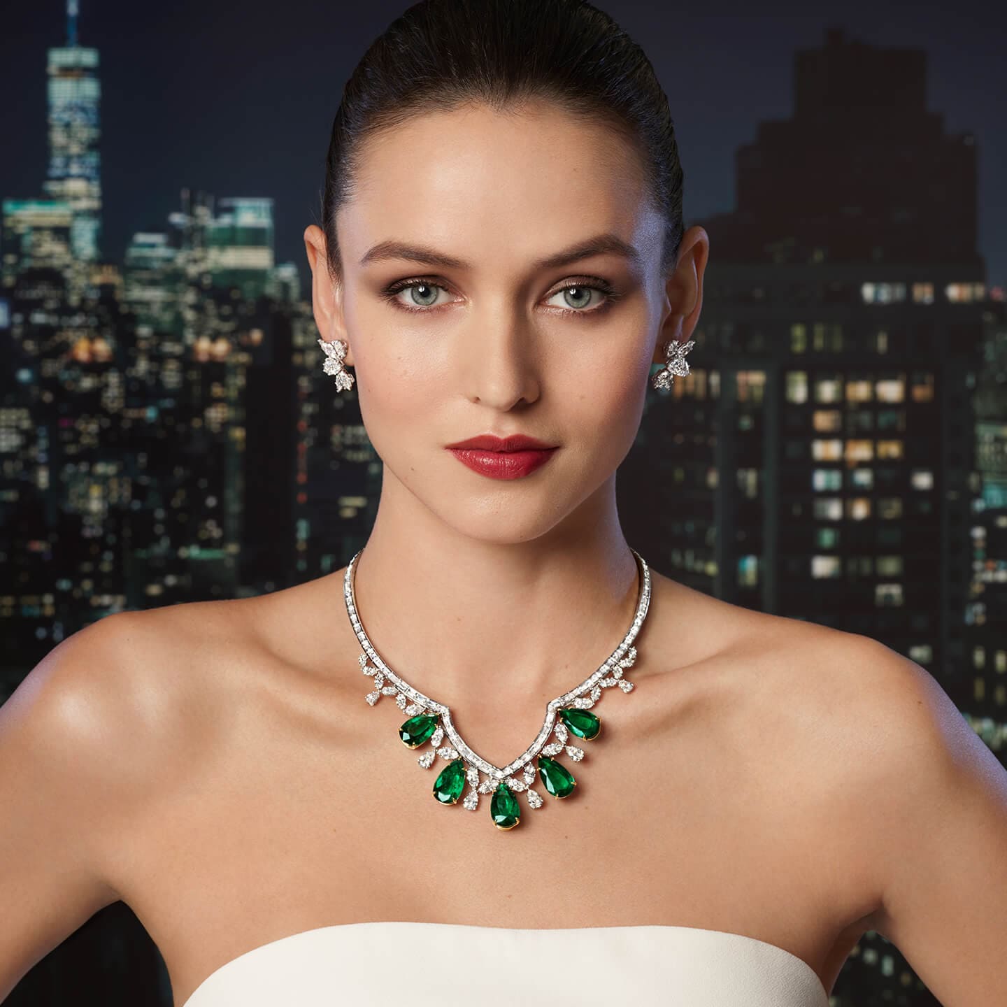 Bague Lotus Cluster diamants, Small | Harry Winston