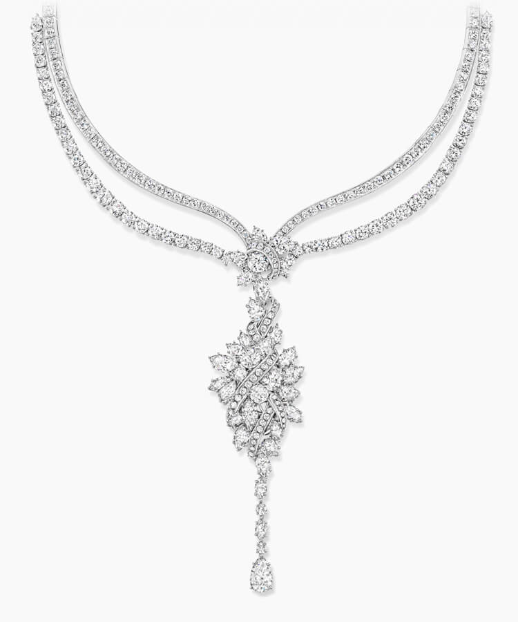 Secret Cluster Diamond Necklace