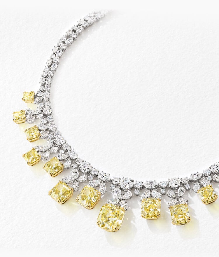 Yellow Diamond Necklace