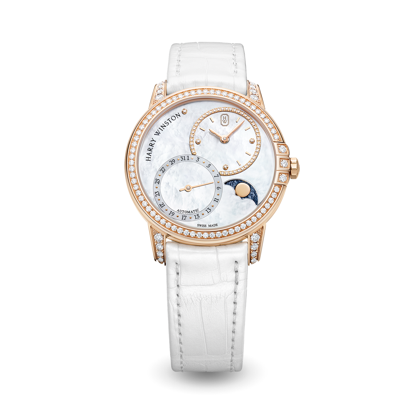 Midnight Date Moon Phase Automatic 36mm | Harry Winston