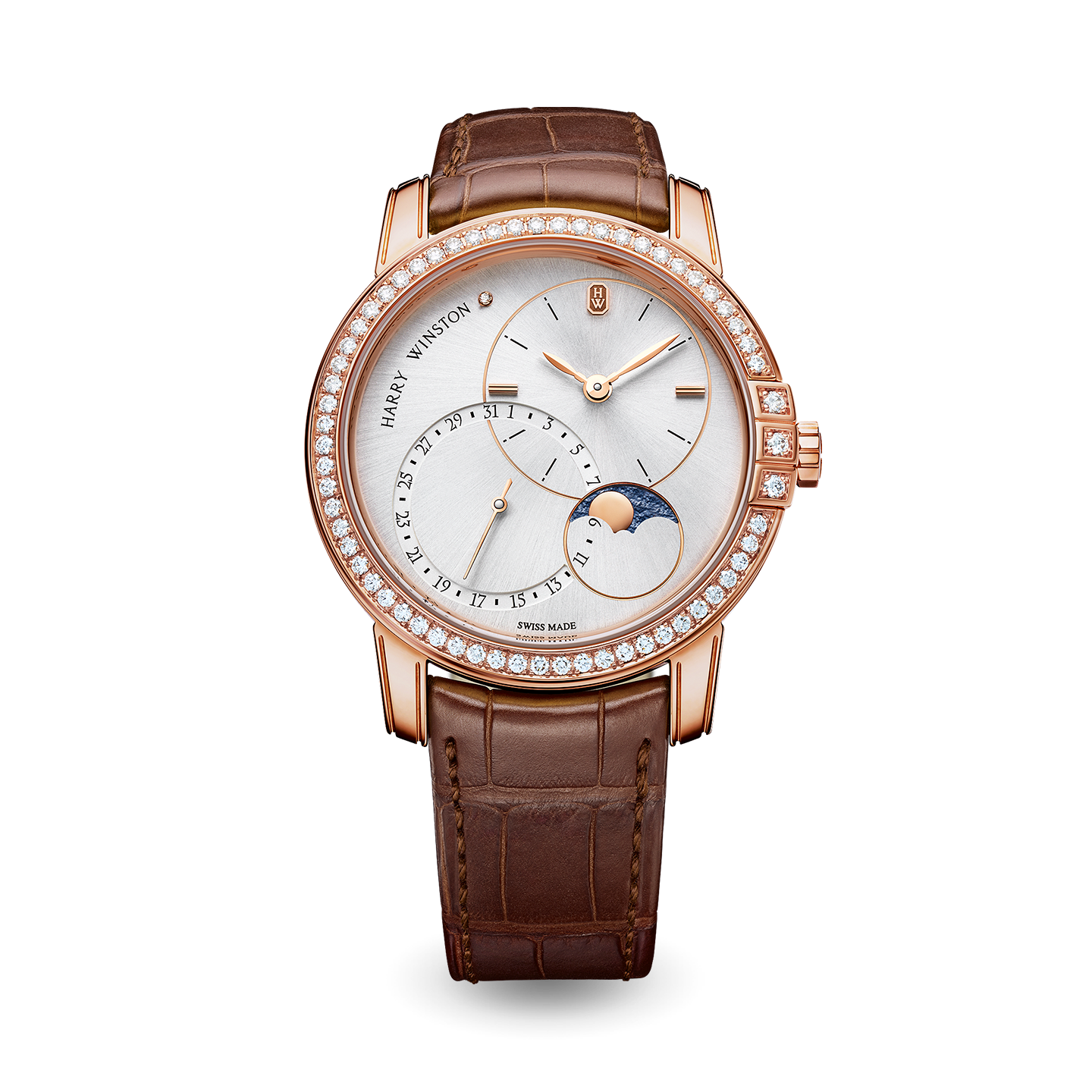 Midnight Date Moon Phase Automatic 42mm | Harry Winston