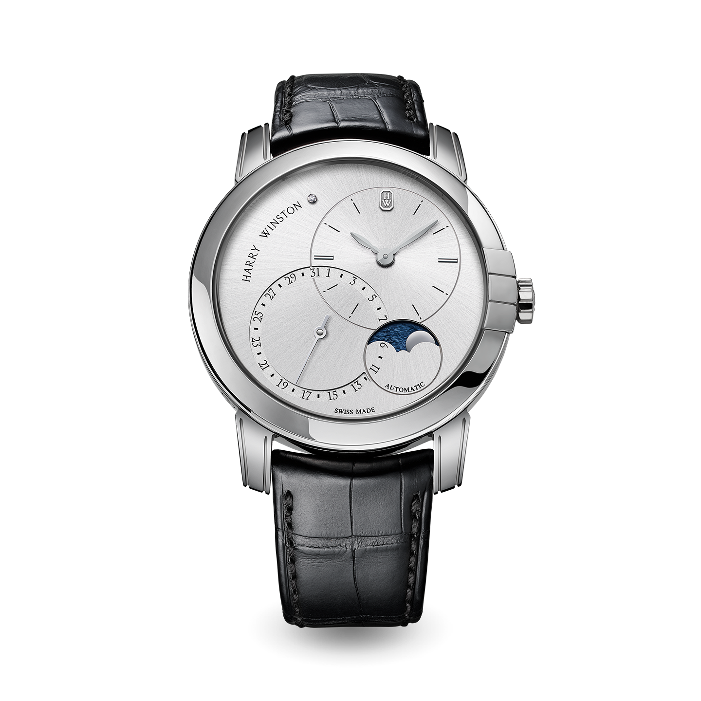 Midnight Date Moon Phase Automatic 42mm | Harry Winston