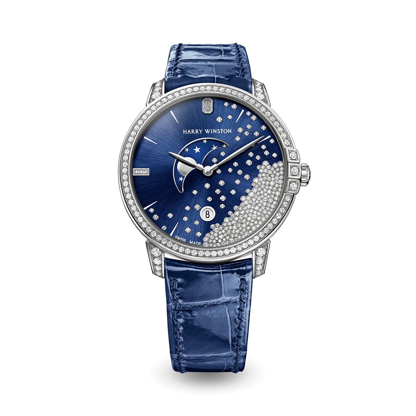 Midnight Diamond Drops 39mm | Harry Winston