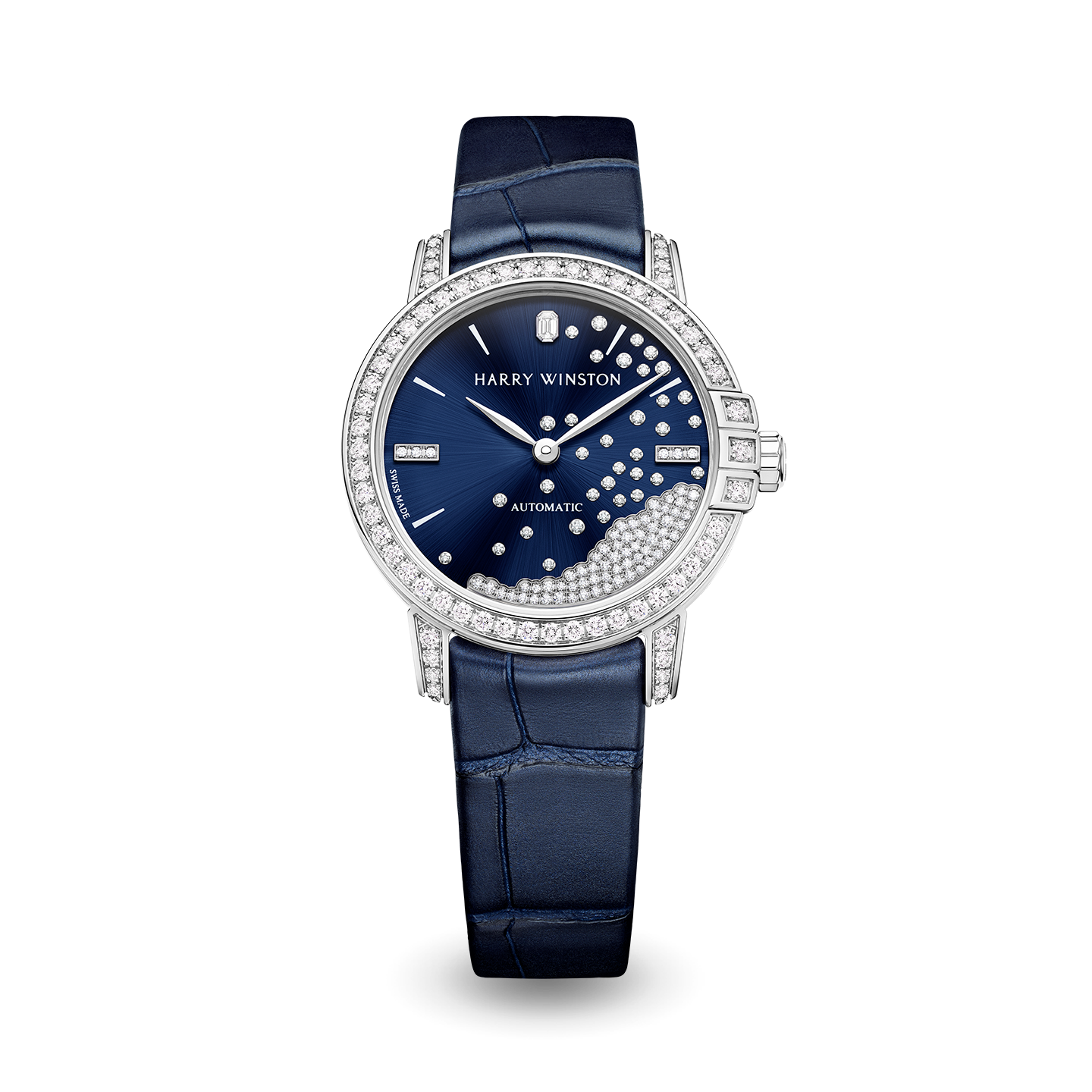 Midnight Diamond Drops Automatic 29mm | Harry Winston