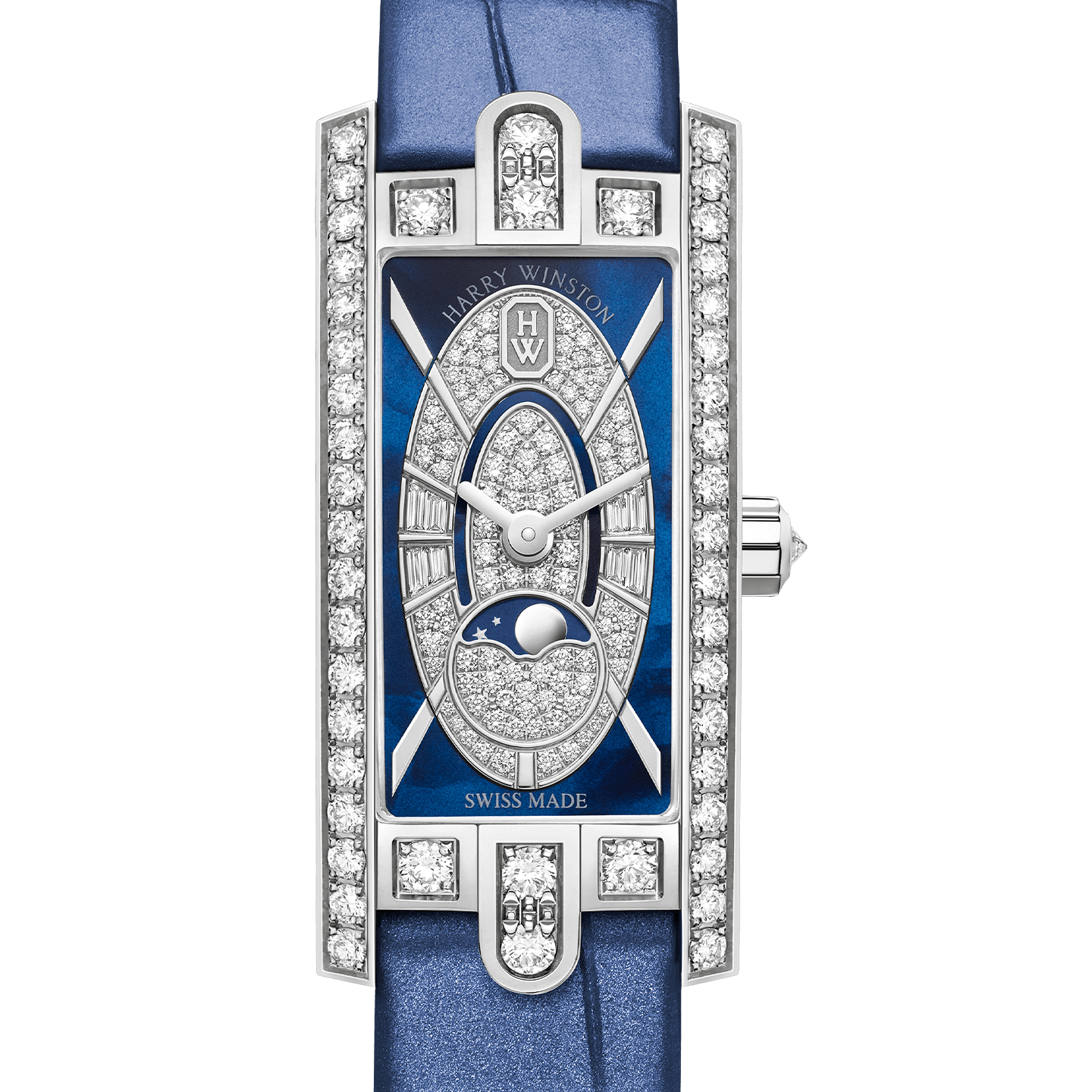 Avenue C Mini Moon Phase | Harry Winston